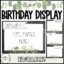 Modern Farmhouse Birthday Display | Confetti & Creativity