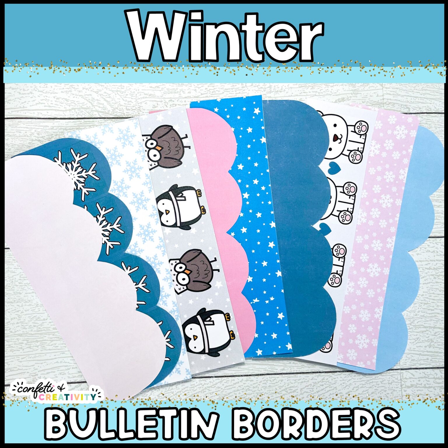 Winter Bulletin Board | Confetti & Creativity