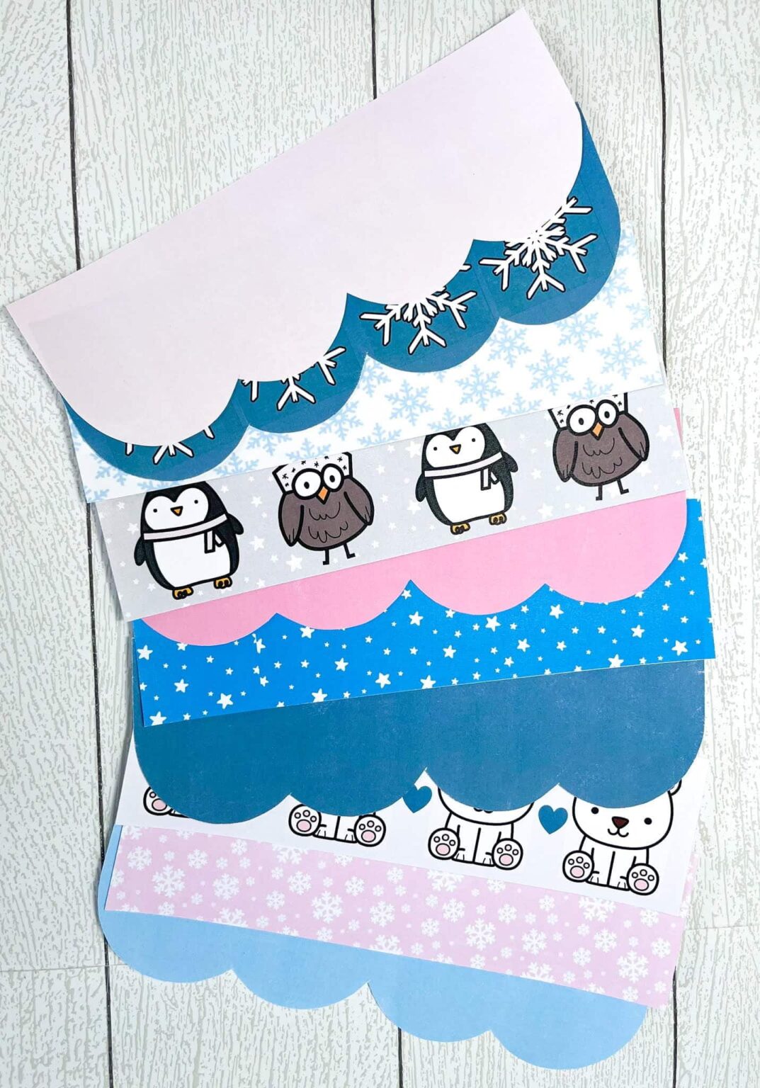 Winter Bulletin Board Borders | Confetti & Creativity