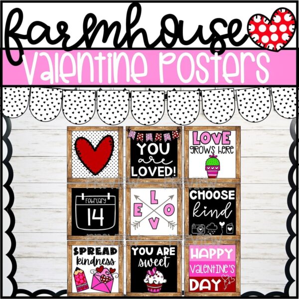 5 Beautiful Classroom Decorations for Valentine's Day from Etsy ...