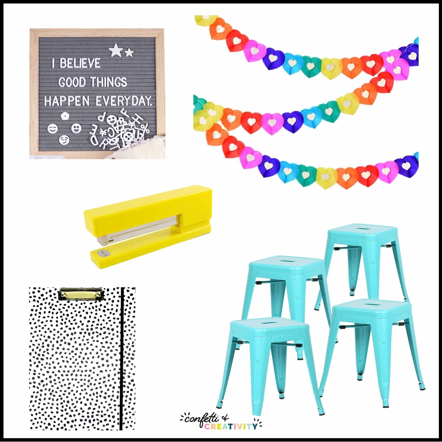 Watercolor Classroom Decor Amazon Finds | Confetti & Creativity