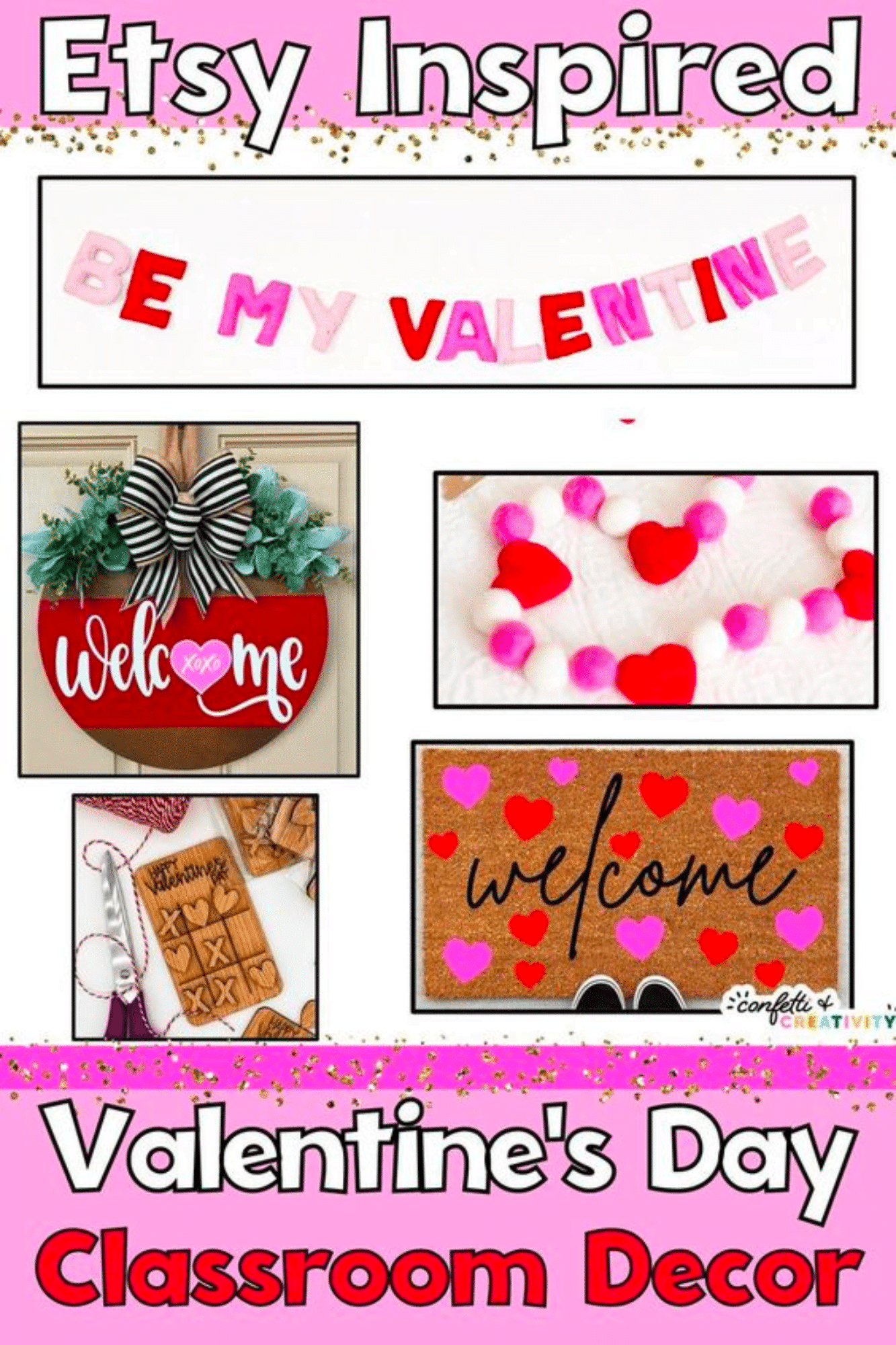 5 Beautiful Classroom Decorations for Valentine's Day from Etsy ...