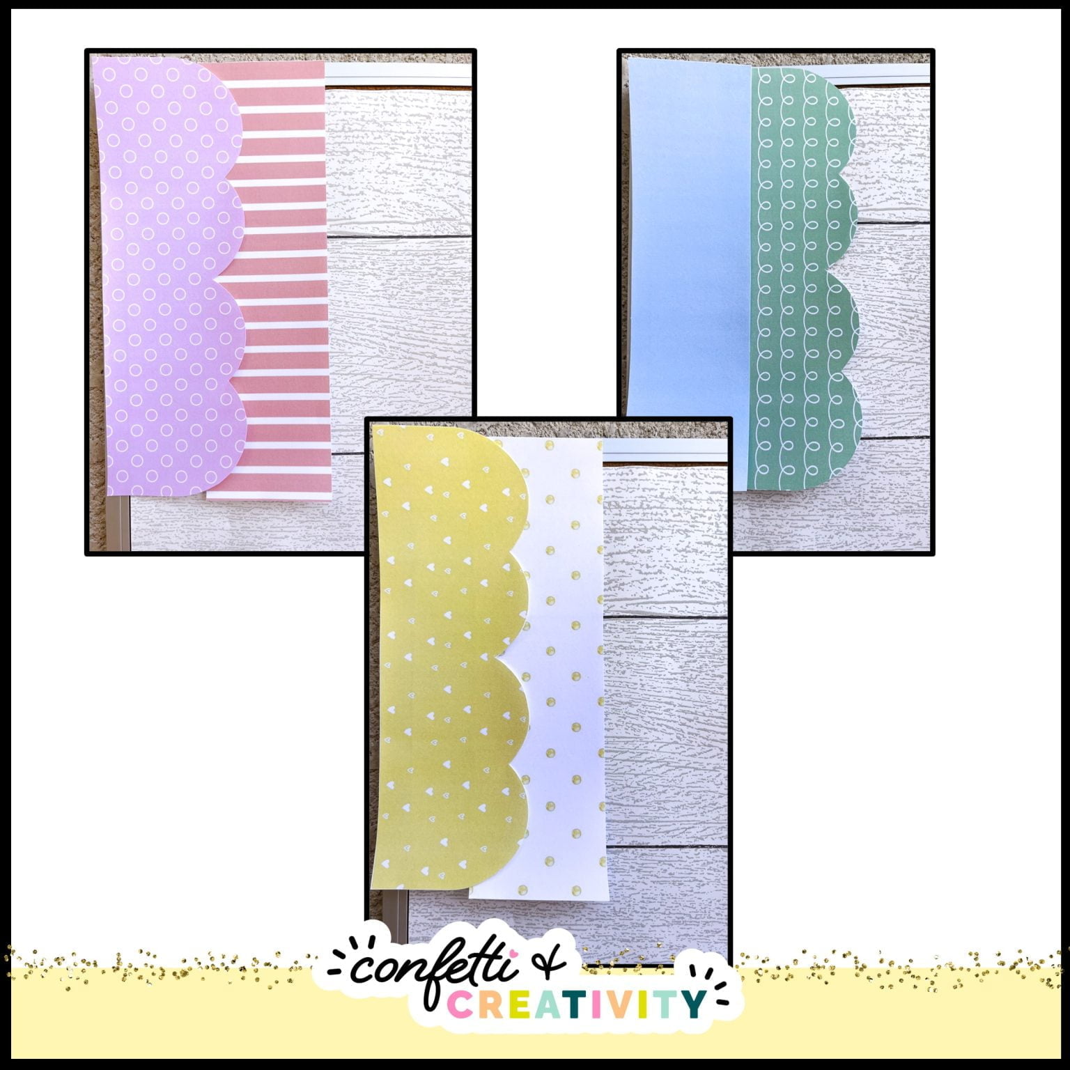 Spring Bulletin Board Borders | Confetti & Creativity