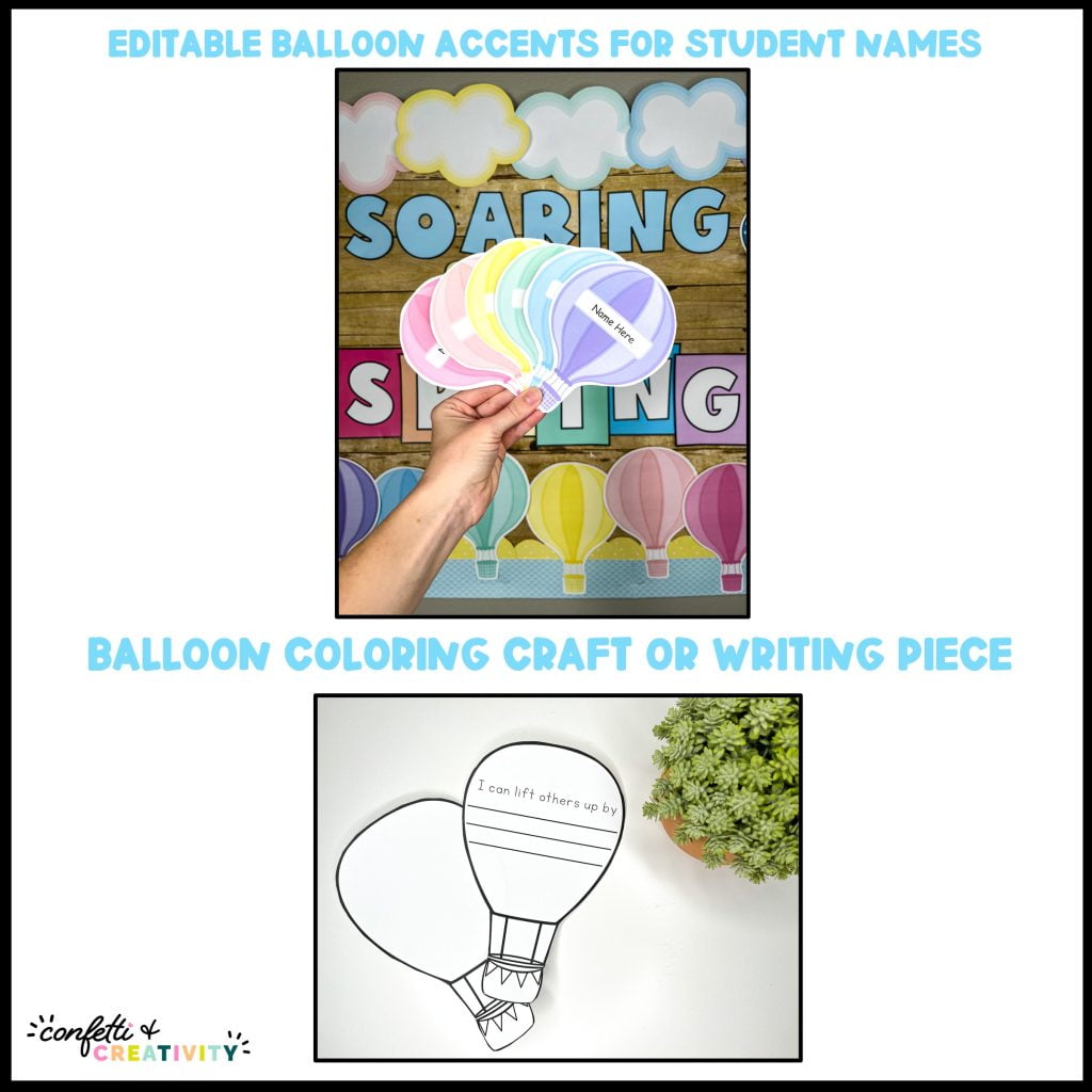 Spring Bulletin Board | Confetti & Creativity