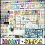 Bright and Simple Classroom Decor Bundle | Confetti & Creativity