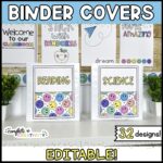 Bright and Simple Binder Covers and Spines | Confetti & Creativity