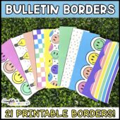 Bright and Simple Bulletin Board Borders | Confetti & Creativity