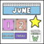 Bright and Simple Classroom Calendar | Confetti & Creativity