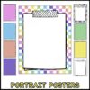 Bright and Simple Classroom Posters (Editable) | Confetti and Creativity