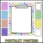 Bright and Simple Classroom Posters (Editable) | Confetti and Creativity