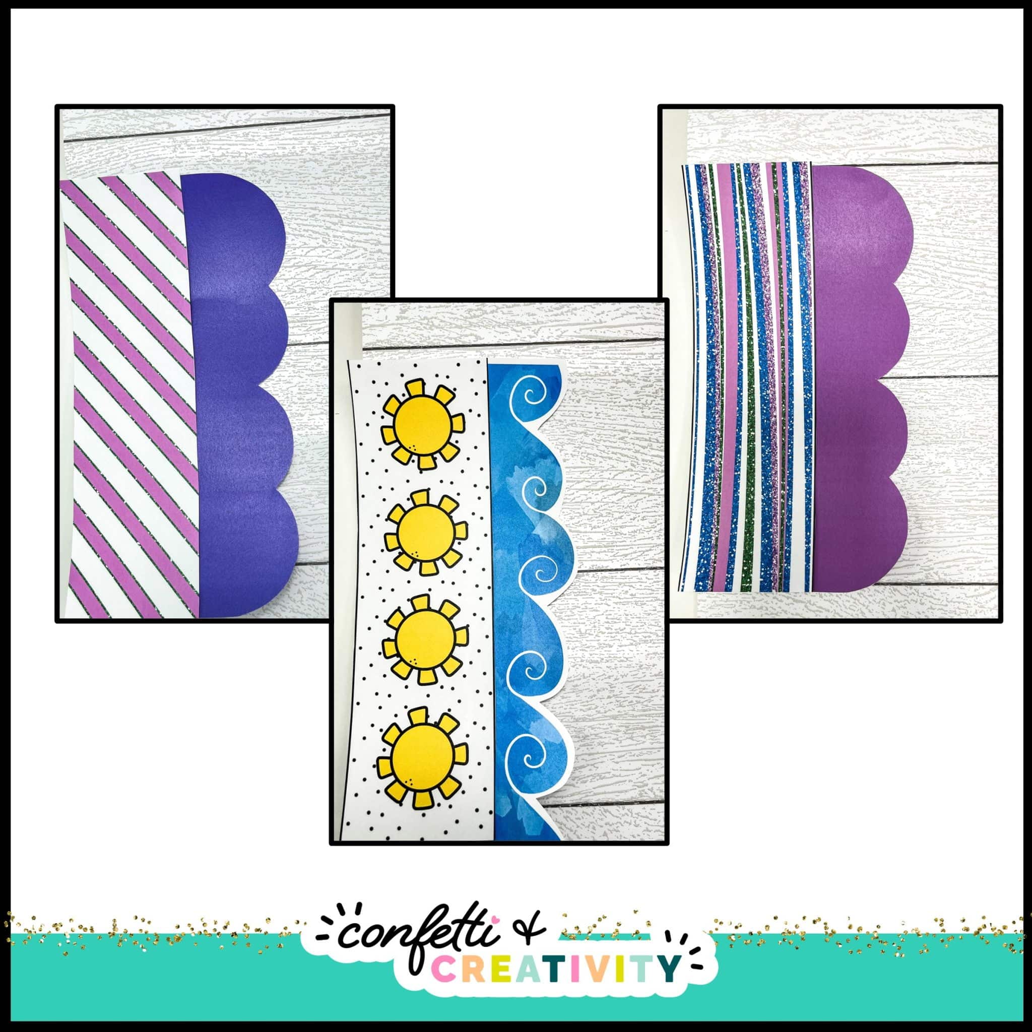 Summer Bulletin Board Borders | Confetti & Creativity