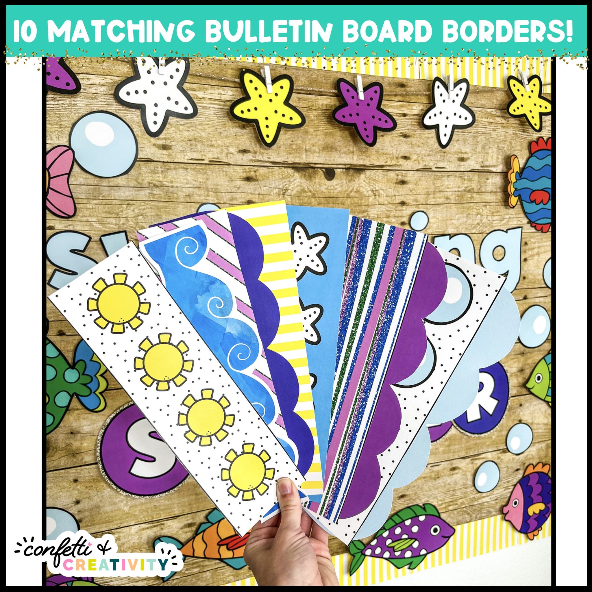 Summer Bulletin Board | Confetti & Creativity