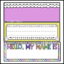 Bright and Simple Student Desk Nameplates | Confetti & Creativity