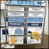 Ocean 12 Drawer Rolling Cart Labels | Confetti & Creativity