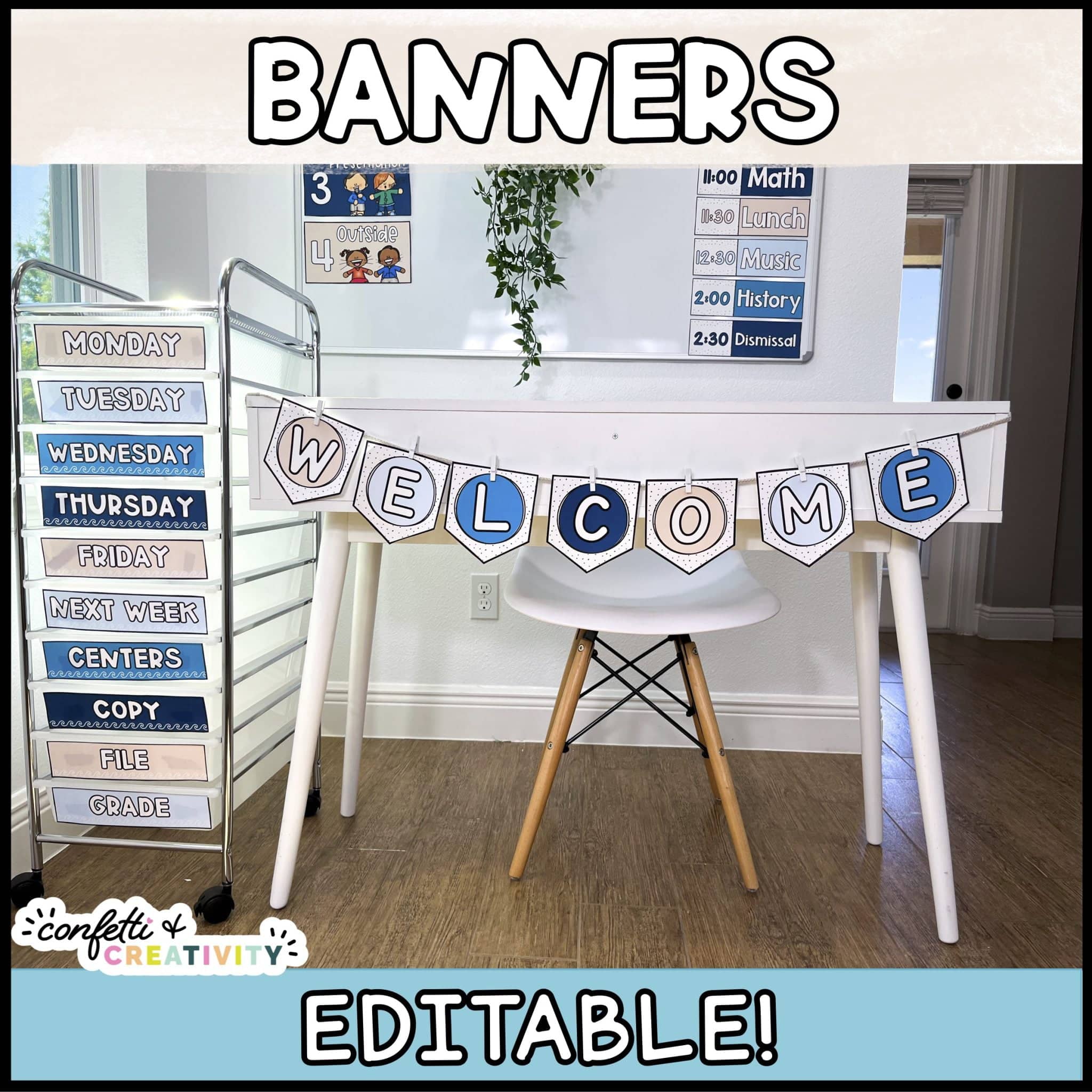 Lemon Farmhouse Welcome Banner | Confetti & Creativity