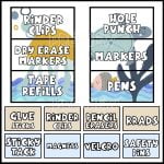 Ocean Teacher Toolbox Labels | Confetti & Creativity