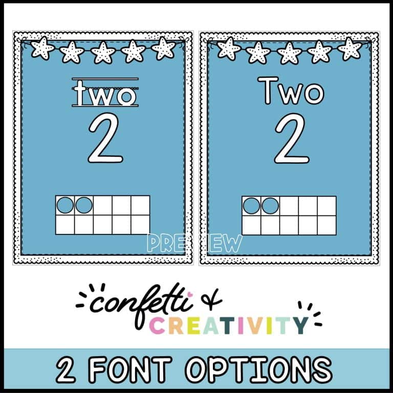 Ocean Ten Frames | Confetti & Creativity