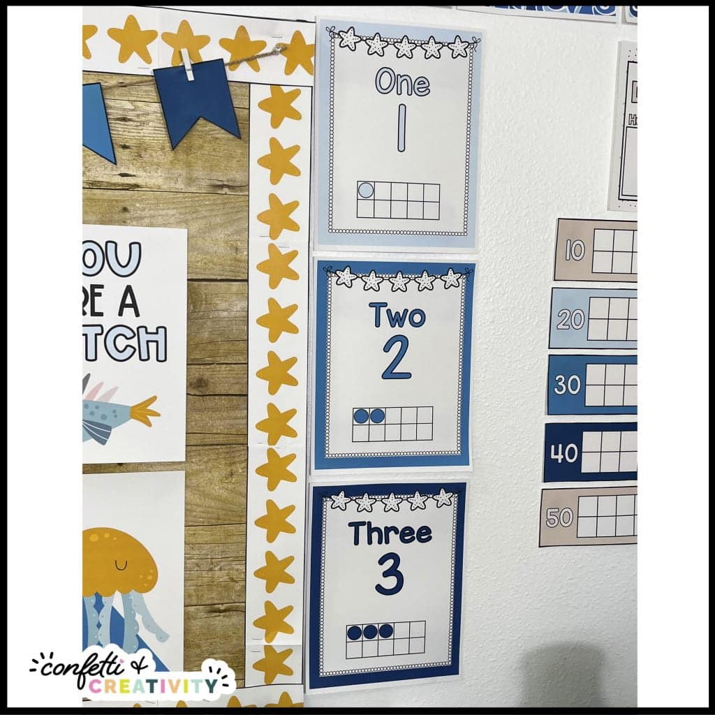 Ocean Ten Frames | Confetti & Creativity