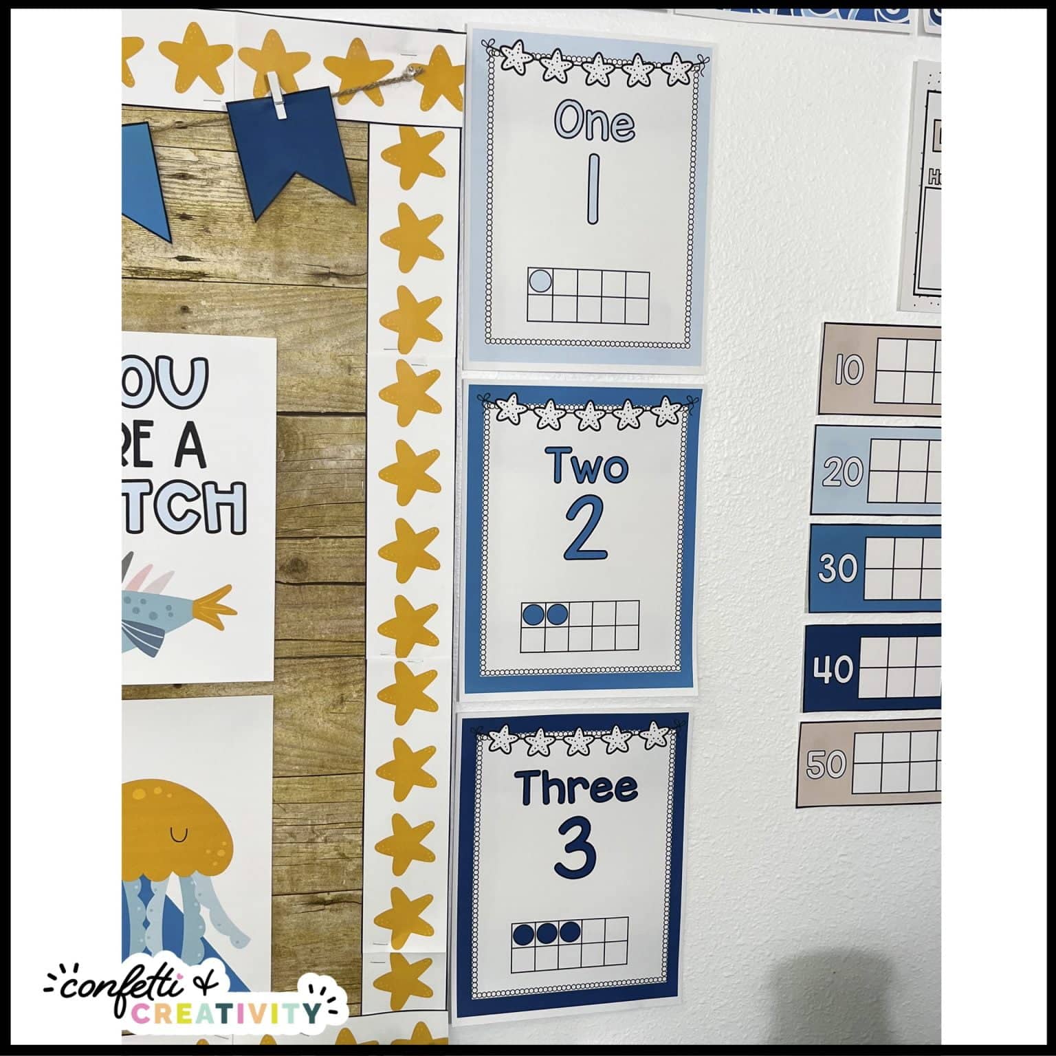 Ocean Ten Frames | Confetti & Creativity