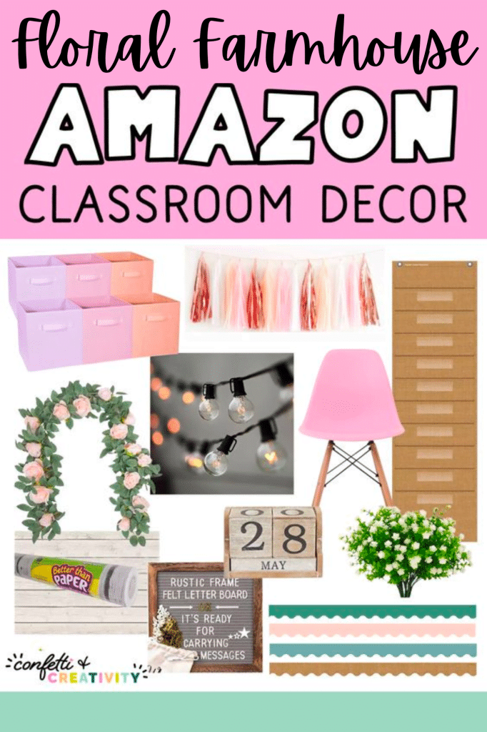 Floral Classroom Decor Amazon Finds | Confetti & Creativity
