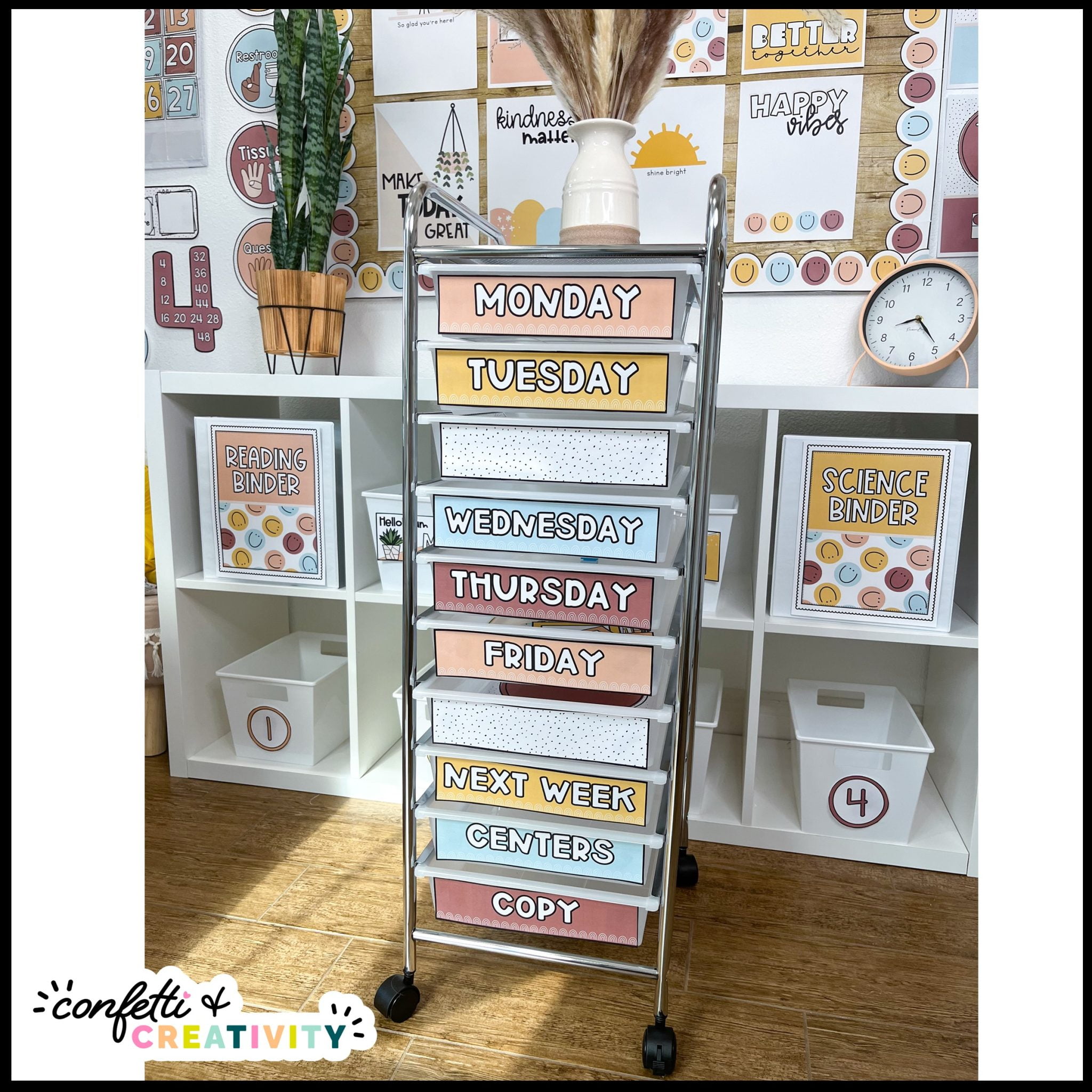 Modern Neutral Classroom Decor Bundle | Confetti & Creativity