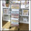 Modern Neutral 10 Drawer Rolling Cart Labels | Confetti & Creativity