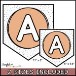 Modern Neutral Alphabet Banner | Confetti & Creativity