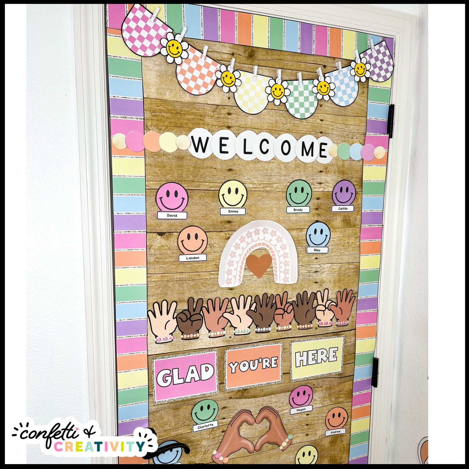 Back to School Classroom Door Decor | Confetti & Creativity