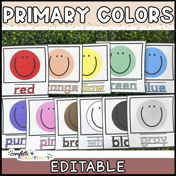 Modern Neutral Color Posters | Confetti & Creativity