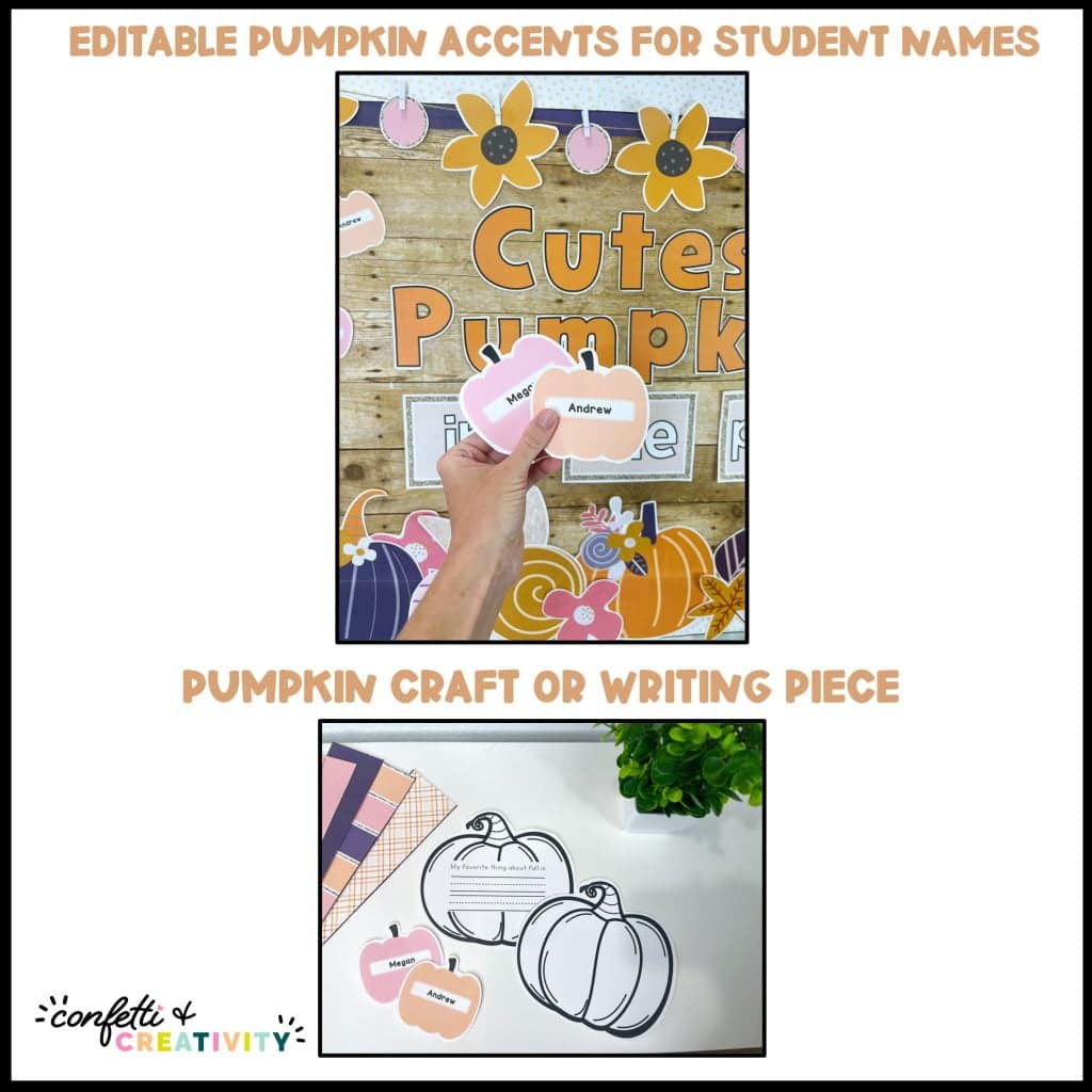 Fall Bulletin Board - Cutest Pumpkins in the Patch | Confetti & Creativity
