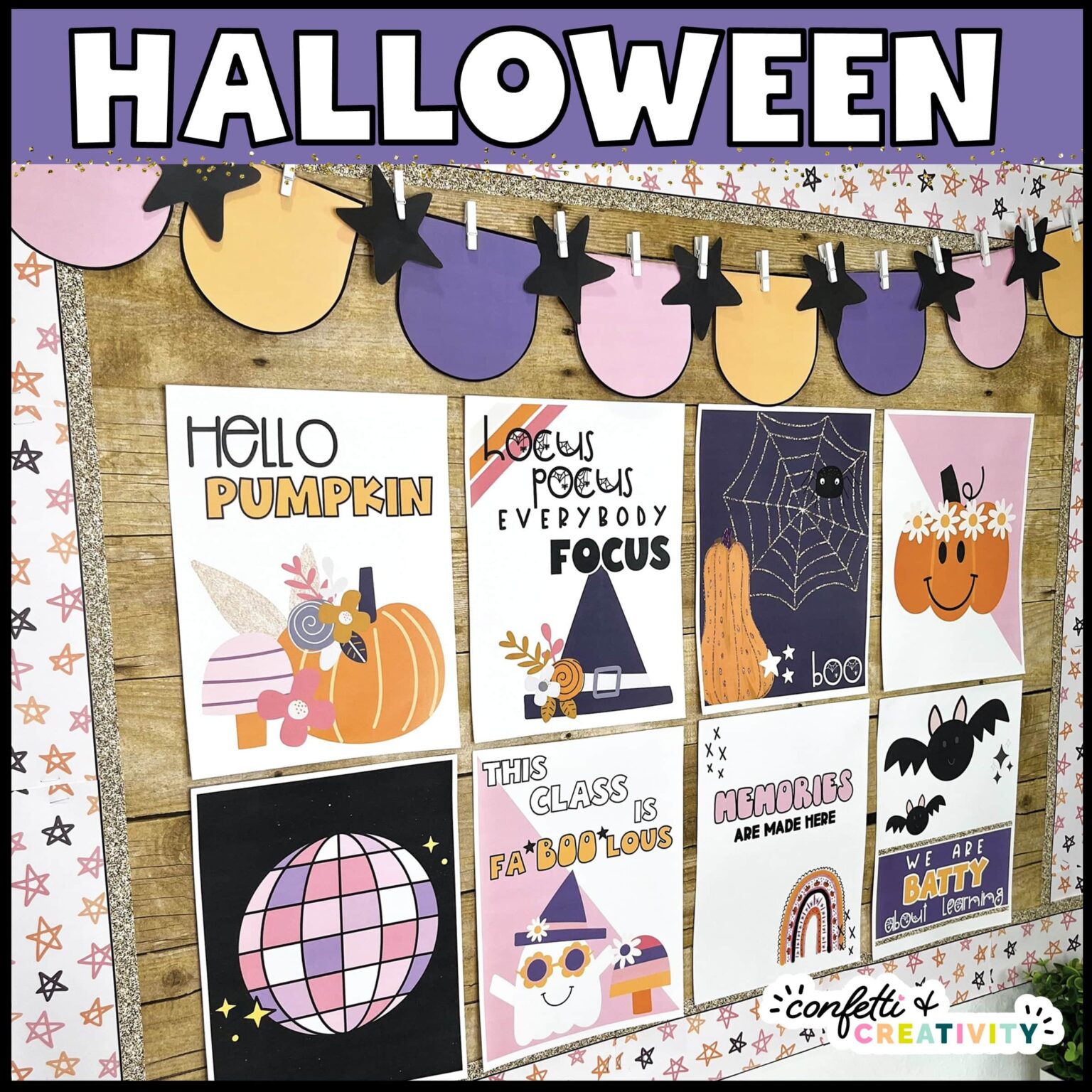 Halloween Holiday Posters | Confetti & Creativity