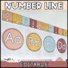 Modern Neutral Number Line | Confetti & Creativity
