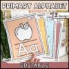 Modern Neutral Alphabet with Pictures | Confetti & Creativity