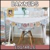 Modern Neutral Welcome Banner | Confetti & Creativity