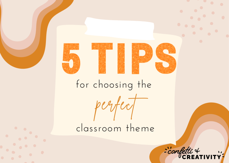 5 Tips for Choosing the Perfect Classroom Theme | Confetti & Creativity