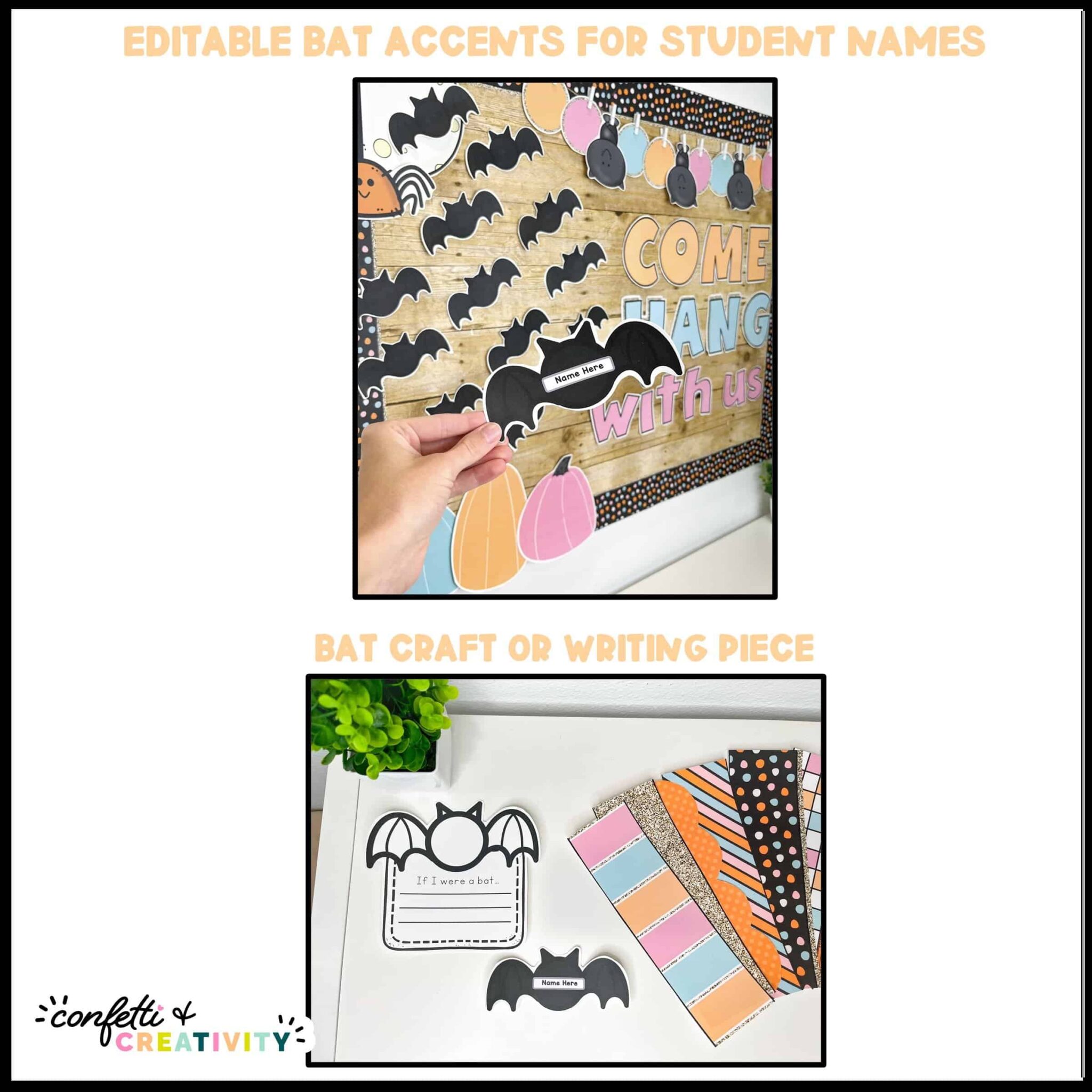 Halloween Bulletin Board | Confetti & Creativity