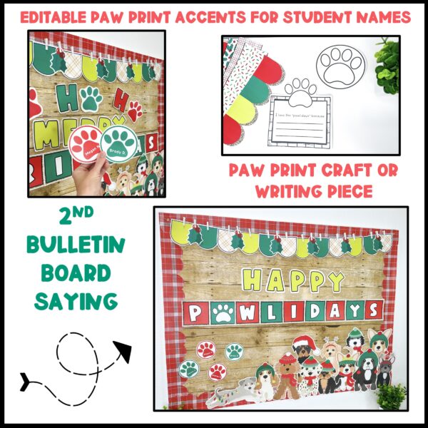 Christmas Bulletin Board - "Ho Ho Ho Merry Christmas" | Confetti ...