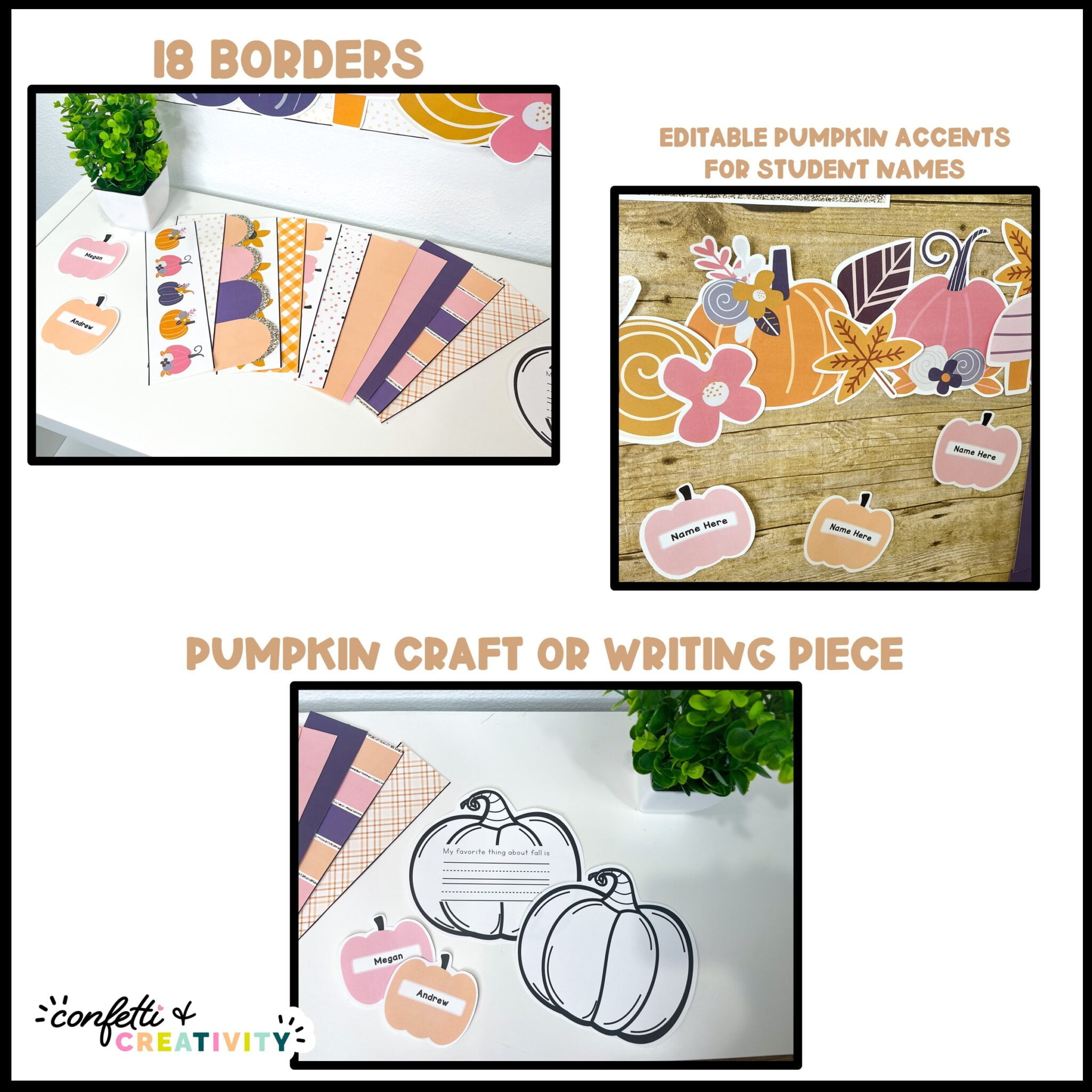 Fall Classroom Door Decor | Confetti & Creativity