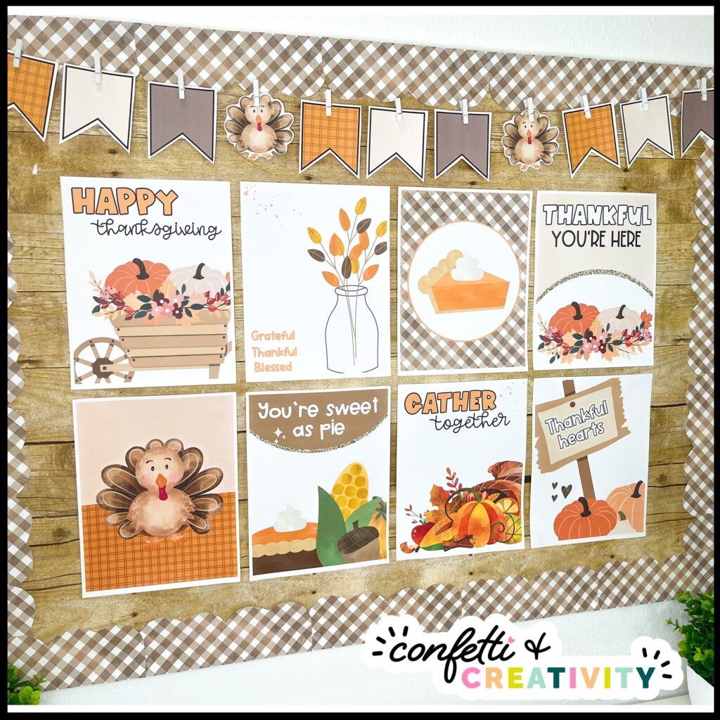 Thanksgiving Holiday Posters | Confetti & Creativity