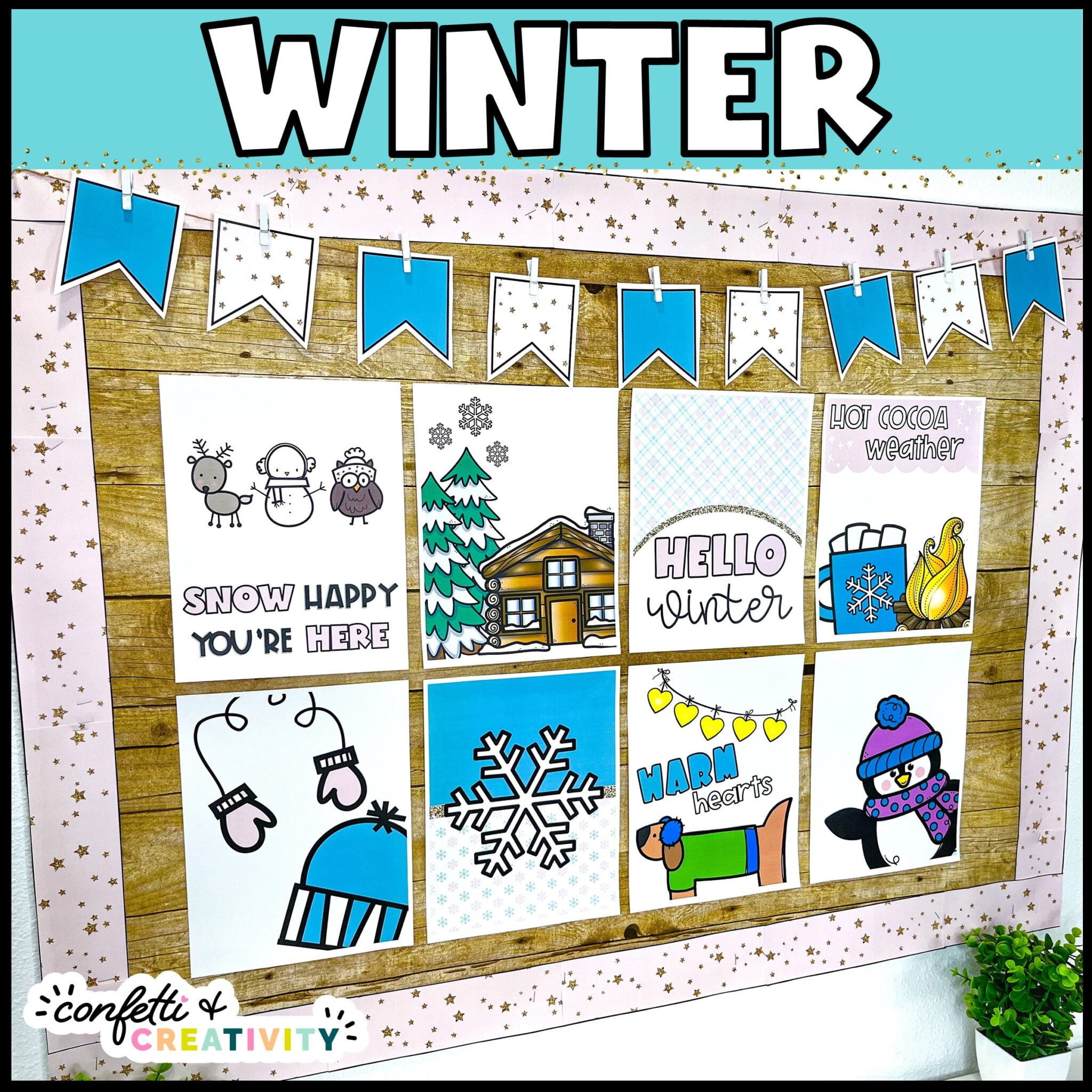 Winter Holiday Posters | Confetti & Creativity