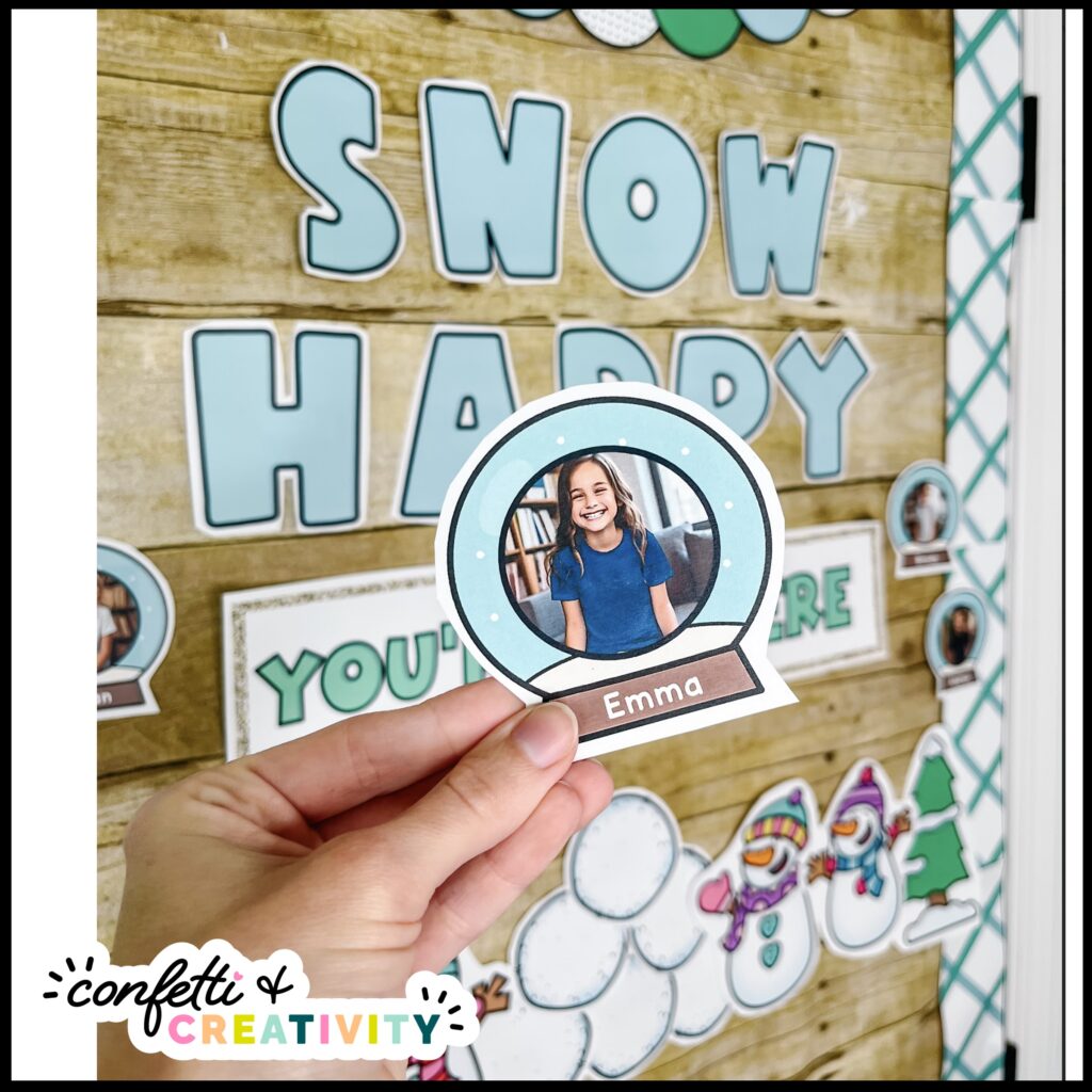 Winter Classroom Door Decor | Confetti & Creativity