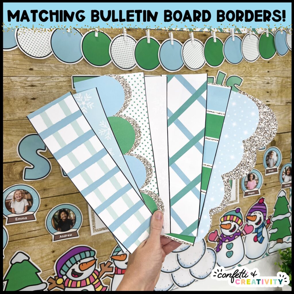 Winter Bulletin Board | Confetti & Creativity