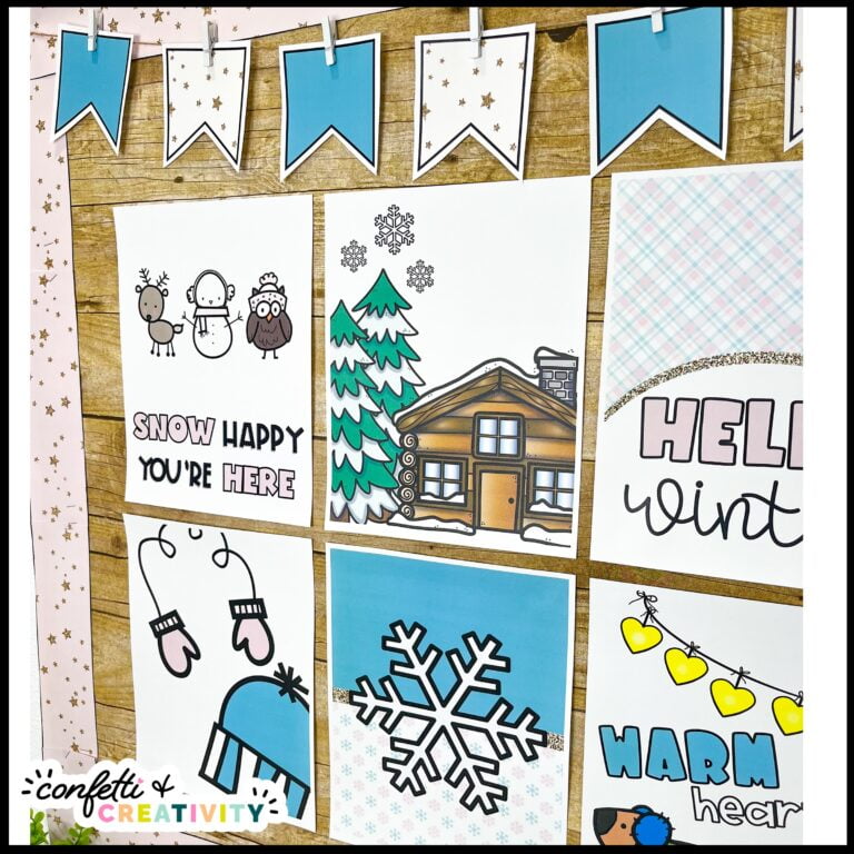 Winter Holiday Posters | Confetti & Creativity