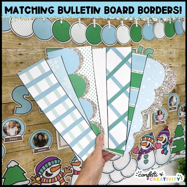 Winter Bulletin Board | Confetti & Creativity