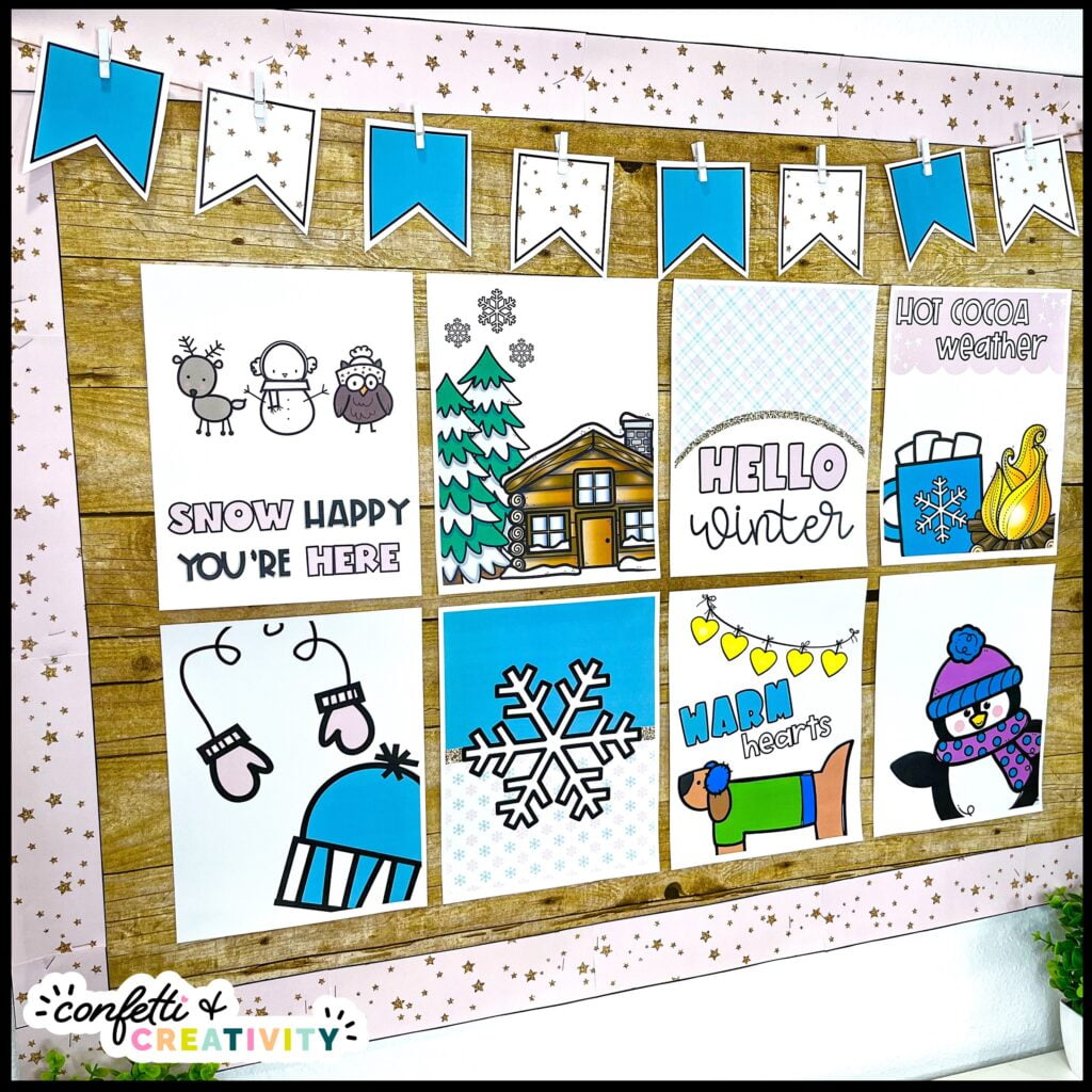 Winter Holiday Posters | Confetti & Creativity