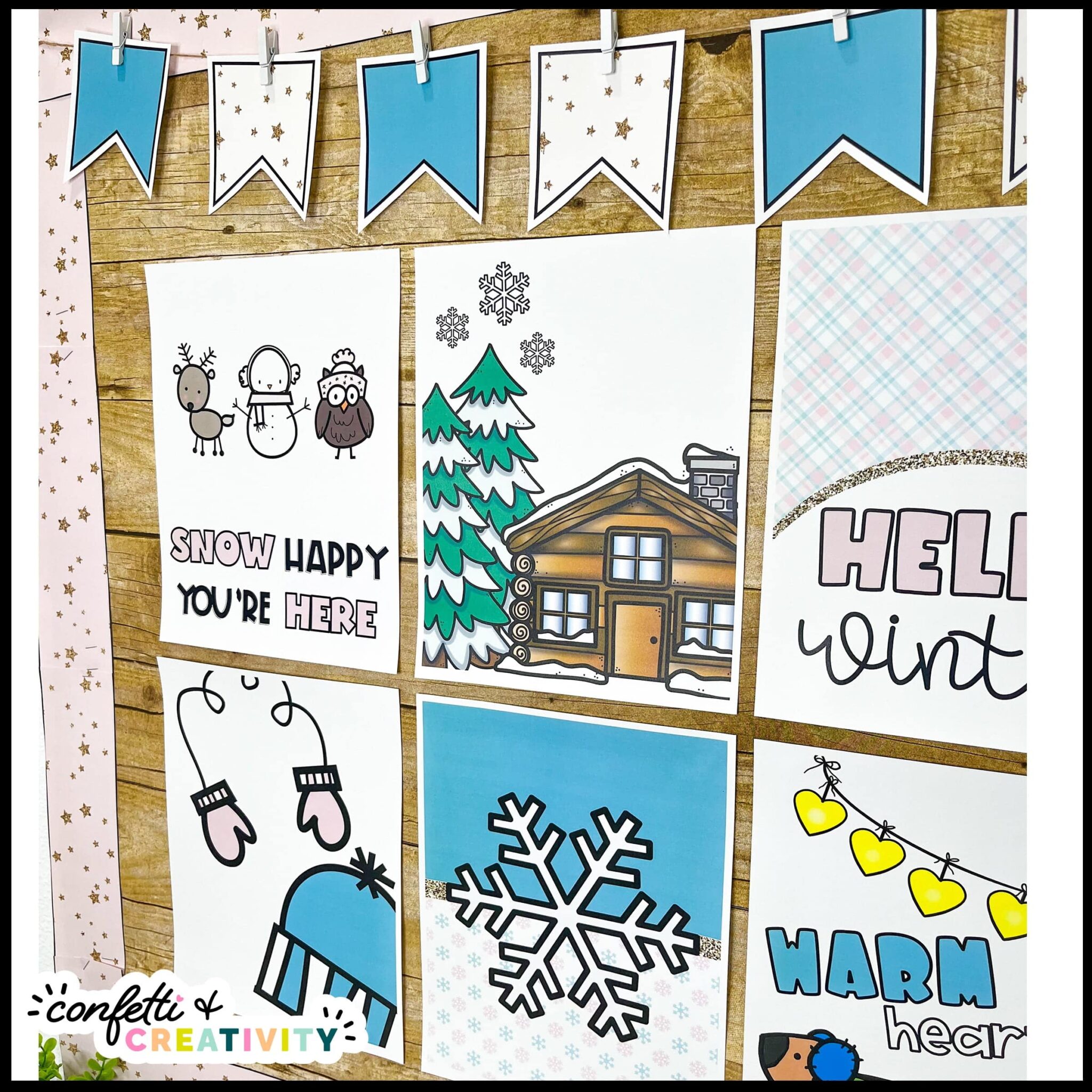 Winter Holiday Posters | Confetti & Creativity