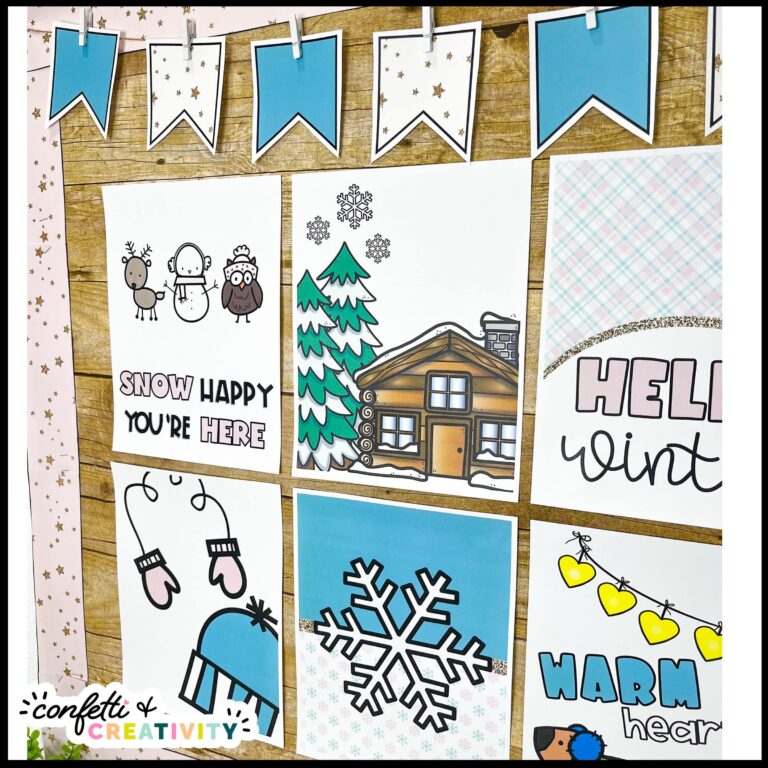 Winter Holiday Posters | Confetti & Creativity
