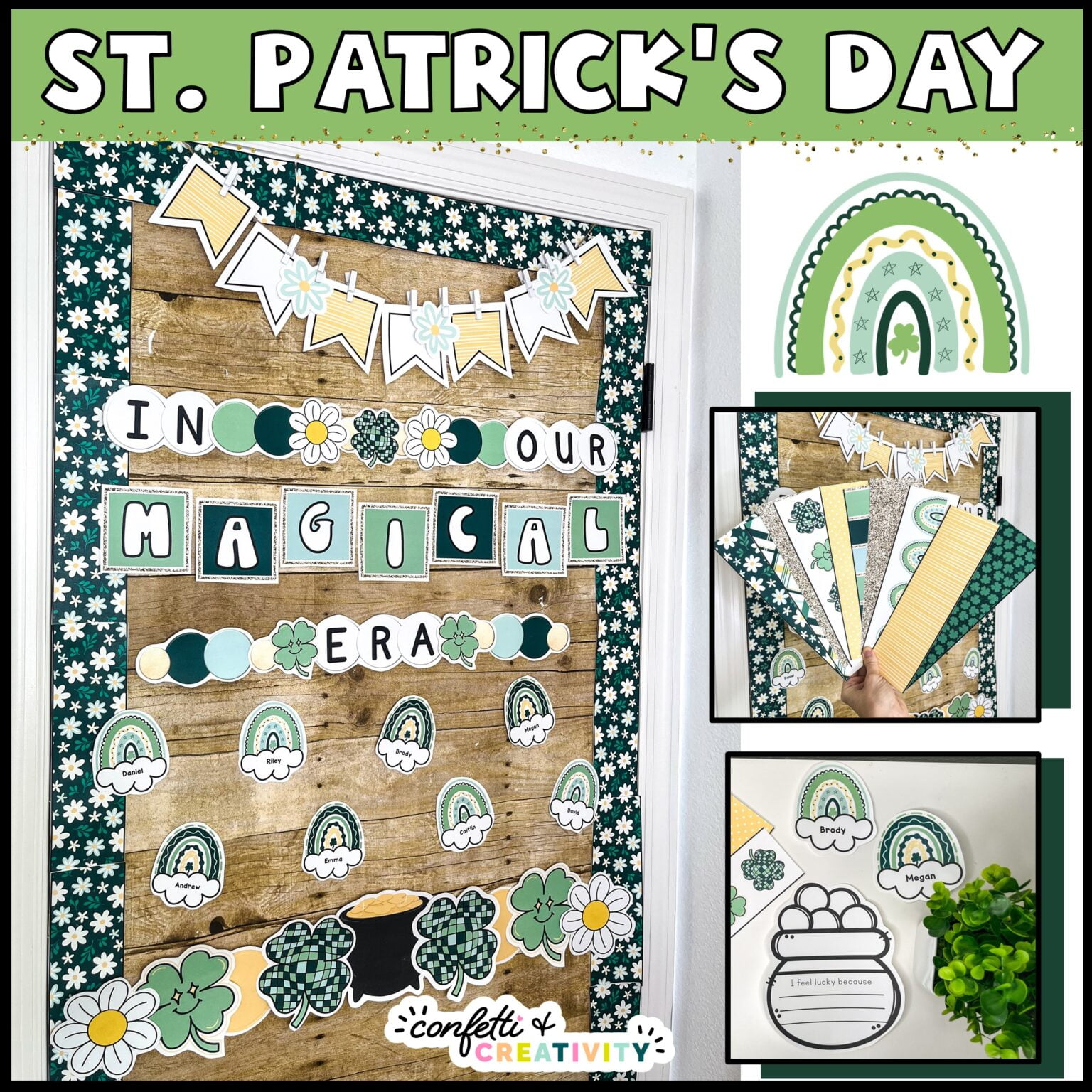 Holiday Classroom Door Decor Bundle | Confetti & Creativity