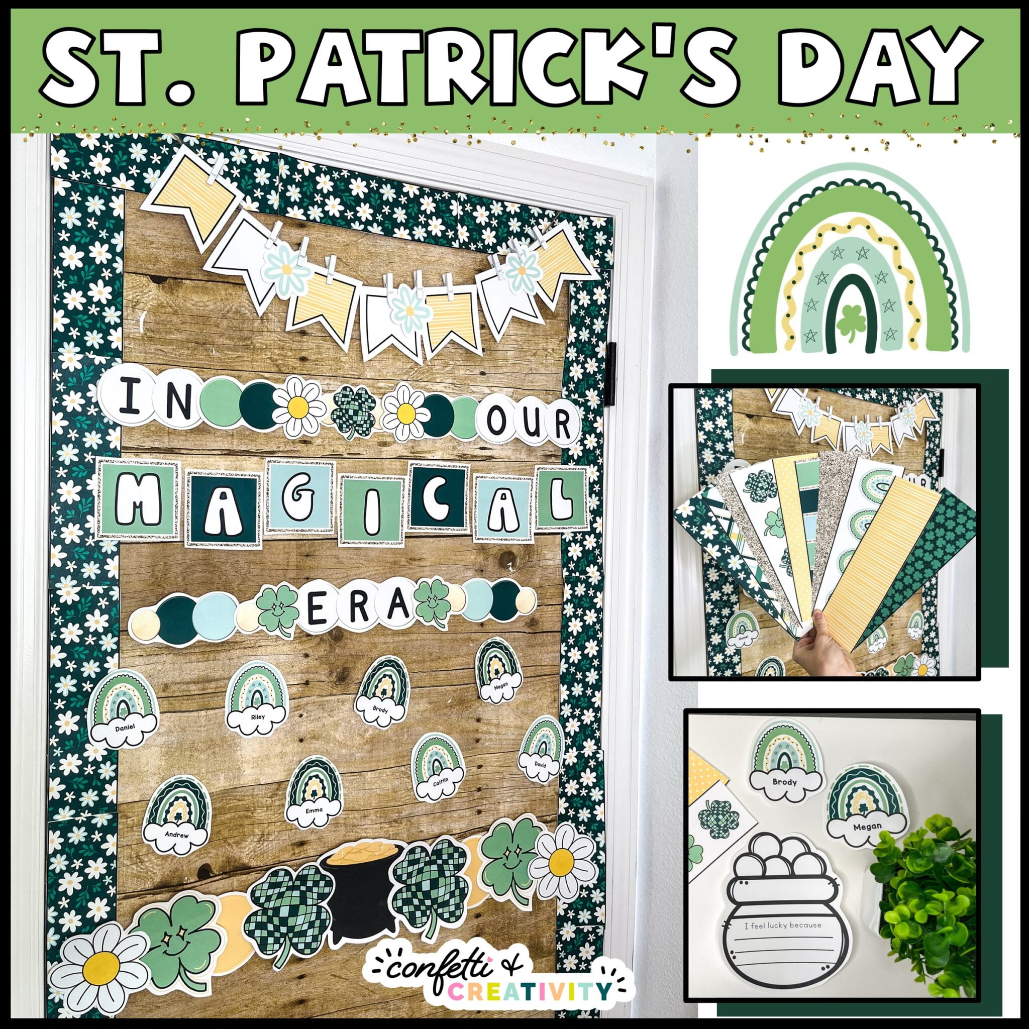 Holiday Classroom Door Decor Bundle | Confetti & Creativity