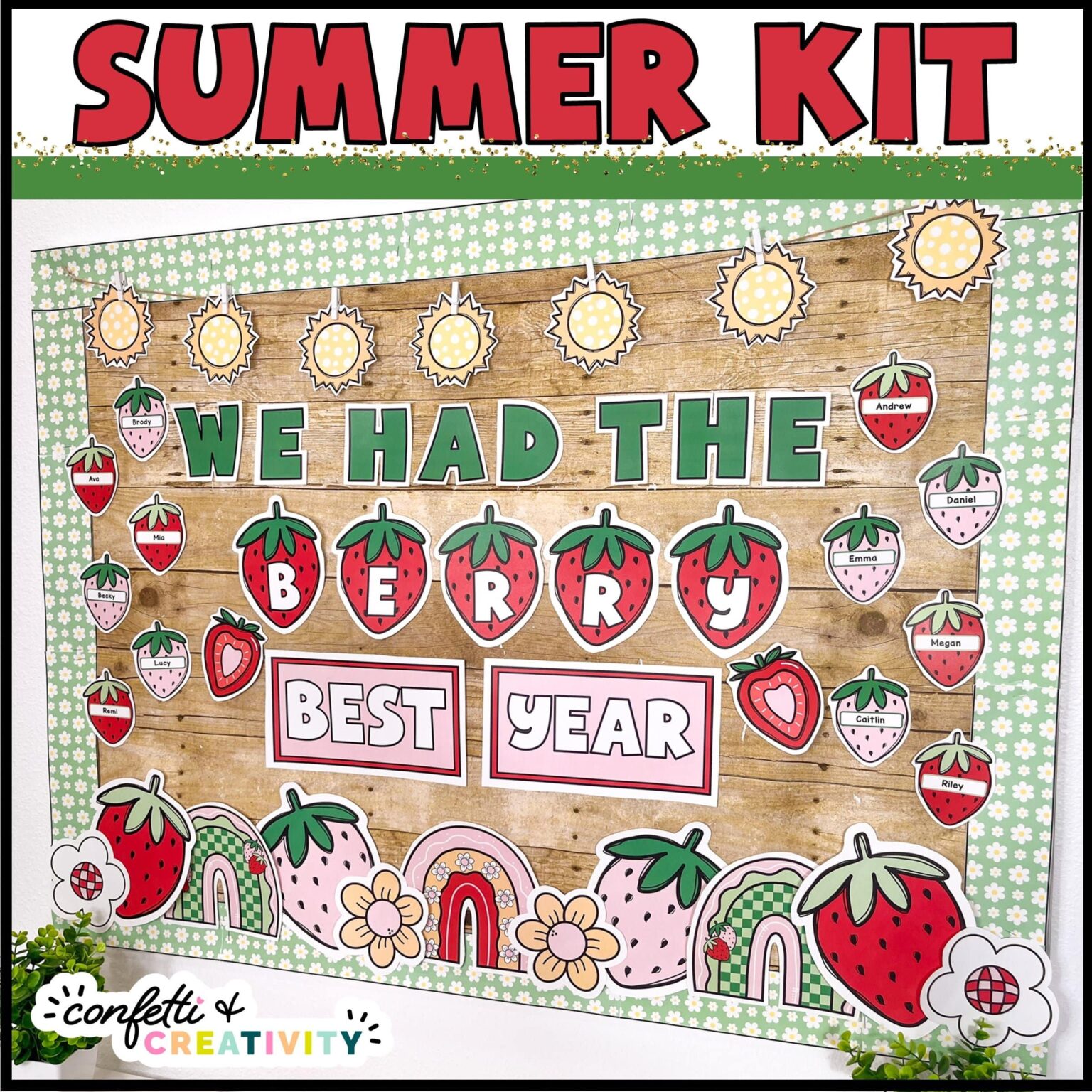 5 May Bulletin Board Ideas Perfect For Celebrating Summer! | Confetti ...
